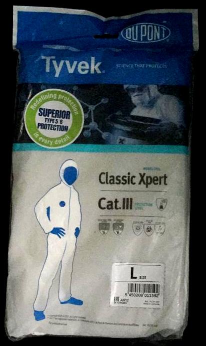 DuPont Tyvek® CAT III Disposable Coverall – Woodend Limited | Safety ...