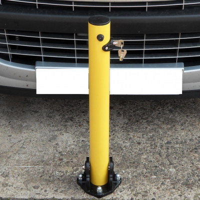 Fold Down Parking Posts – Keyed - Woodend Limited | Safety Equipment ...